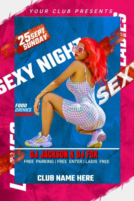 Sexy Ladies Night Party Flyer Template Postermywall