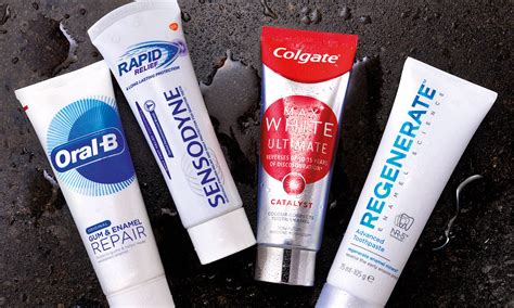 Five Toothpaste Brands