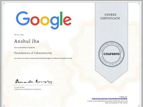 anshul jha on linkedin cybersecurity learningjourney professionaldevelopment coursera