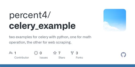 Github Percent4celeryexample Two Examples For Celery With Python
