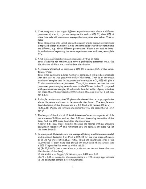 Ch 7 Sol Ch 7 Exercises If We Carry Outn Nlarge Differentexperiments Each About A Different