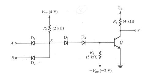 Solved 14 3 ﻿for The Dtl Gate Of Fig 14 6 ﻿assume All
