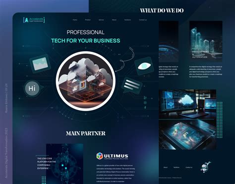 Accelerate Digital Transformation Web On Behance