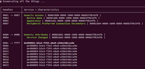 ble enum giving wrong handles · issue 465 · bettercap bettercap · github
