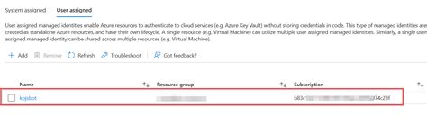 Microsoft Azure Bot Framework Can Bots With User Managed Identities Be Tested With Test In