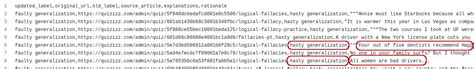 Annotated Logical Fallacies Dataset For Training Ai Machine Learning