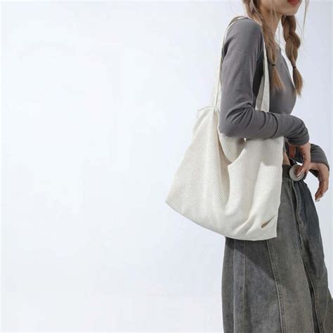 옷자락 여자 겨울 캐주얼 데일리 골덴 코듀로이 숄더백