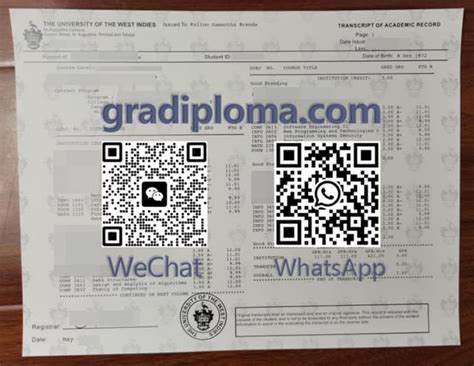 Uwi Academic Transcript Buy Uwi Transcript Ppt
