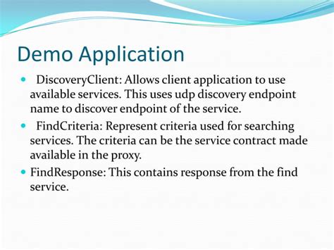 Ws Discovery In Wcf 4 Ppt