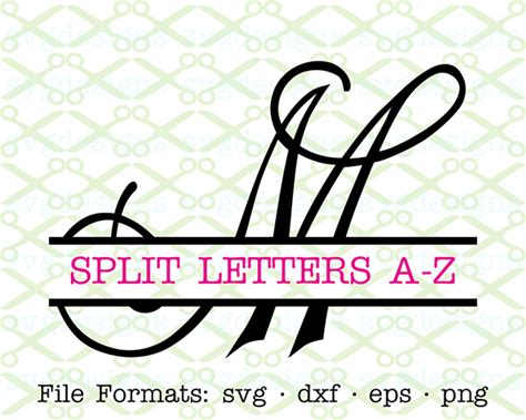 Script Curly Letters Alphabet