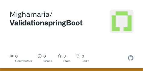 Github Mighamariavalidationspringboot