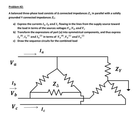 Problem 2 A Balanced Three Phase Load Consists Of Δ