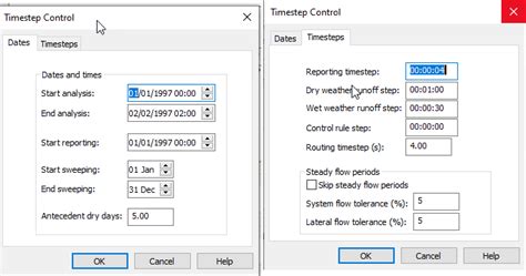 How To Understand The Time Step Dialog In Icm Swmm