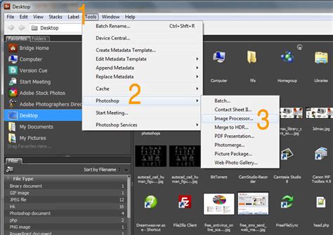 How To Batch Convert RAW CR2 And NEF To Jpeg Image In Photoshop