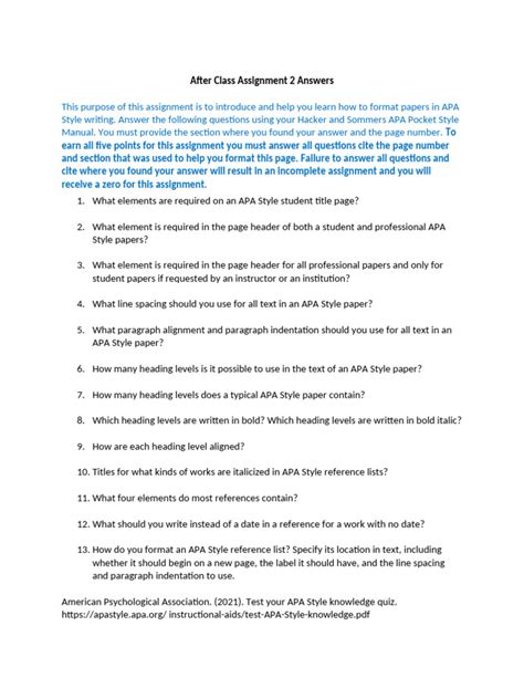 After Class Assignment 2 Pdf