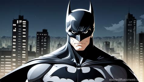 Batman In Anime Style Stable Diffusion Online