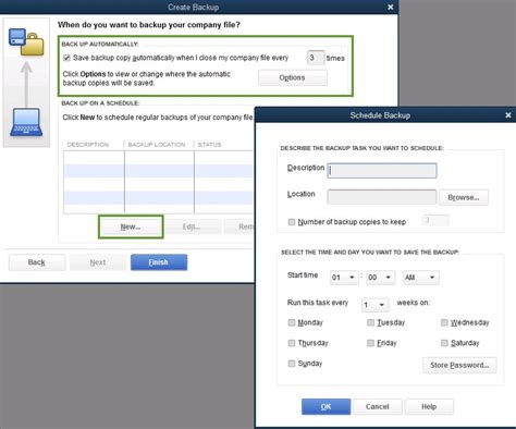 QuickBooks Scheduling Automatic Backups Summit