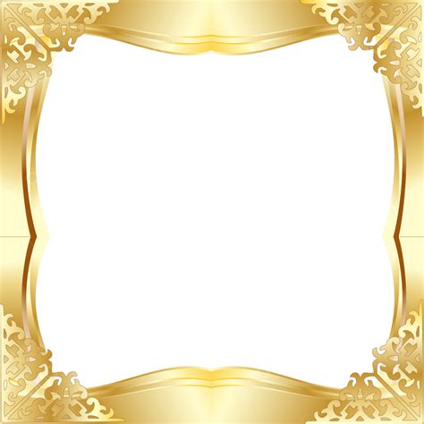 투명 한 배경에 럭셔리 황금 테두리 벡터 그라데이션 개요 호 화 금테 벡터 그라디언트 요약 투명한 배경에 Png 일러스트 및 벡터 에 대한 무료 다운로드 Pngtree