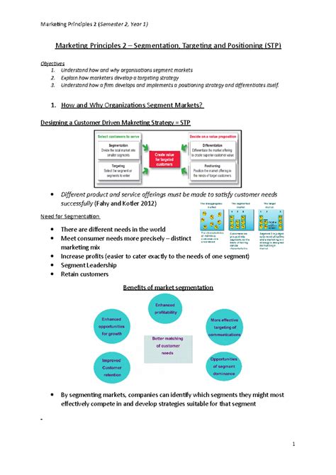 Marketing Principles 2 Segmentation Targeting And Positioning Stp Marketing Principles 2