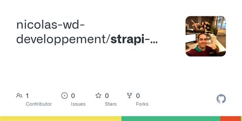 GitHub Nicolas Wd Developpement Strapi Render Front