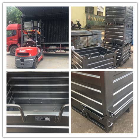 赛维亚自卸式铁屑箱出口加拿大 定制案例 无锡赛维亚金属制品有限公司