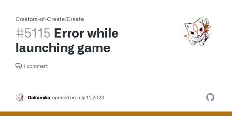 Error While Launching Game · Issue 5115 · Creators Of Createcreate · Github