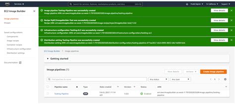 image creation with ec2 image builder