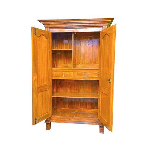 Wooden Almirah Plain Model Sri Ganesan Furniture