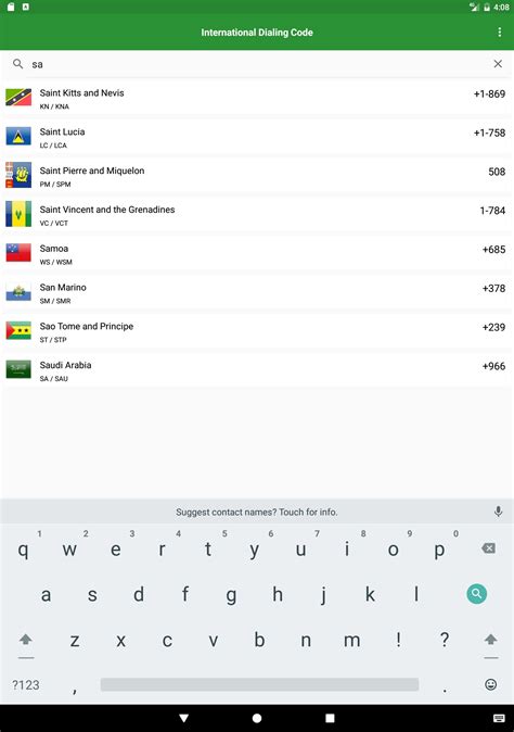 International Dialing Code For Android Apk Download