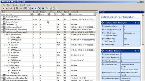 整理USB协议分析工具Ellisys USB Analysis Software分析效果截图示例 在路上