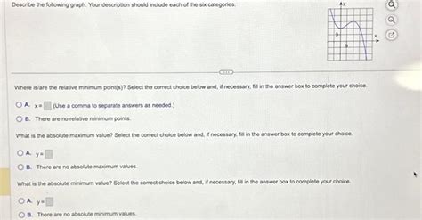 Solved Describe The Following Graph Your Description Should Chegg Com