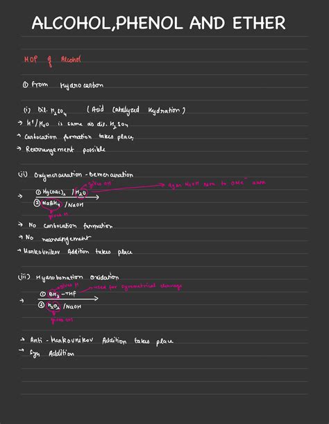 Solution Alcohol Phenol Ether Studypool