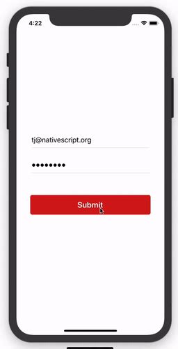 showing an activity indicator during processing in nativescript apps