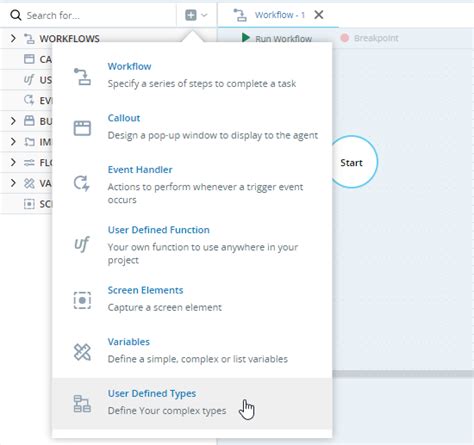 Manage User Defined Types
