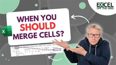 When You Should Merge Cells In Excel Scenarios