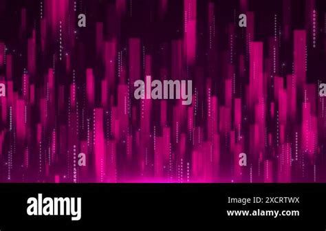 Futuristic World Data Flow In Digital Cyber Space Abstract Flowing Data Matrix Encrypt Numbers