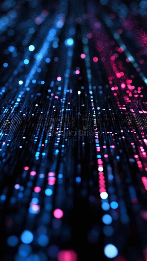 Background Featuring Abstract Encryption Patterns Combined With Digital Sound Graphics Stock