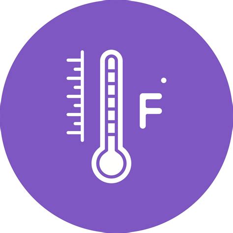 Fahrenheit Glyph Circle Icon 16036173 Vector Art At Vecteezy