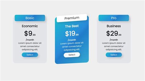 Responsive Price Card Design Using Html Css Youtube