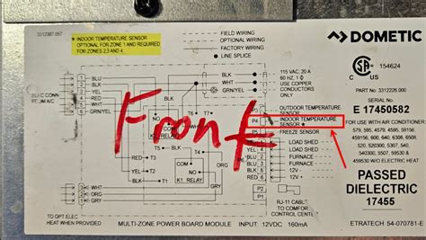 Dometic Ac Remote Temperature Sensor Wire Forest River Forums