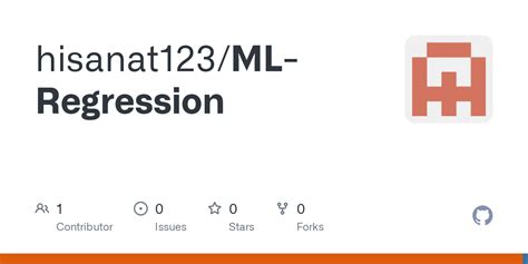 Github Hisanat123 Ml Regression