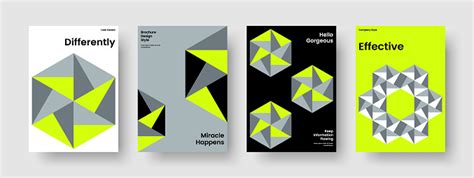 현대 책 표지 레이아웃 기하학적 배너 디자인 크리에이티브 브로셔 템플릿 포스터 보고서 전단 비즈니스 프레젠테이션 배경 장관의 직