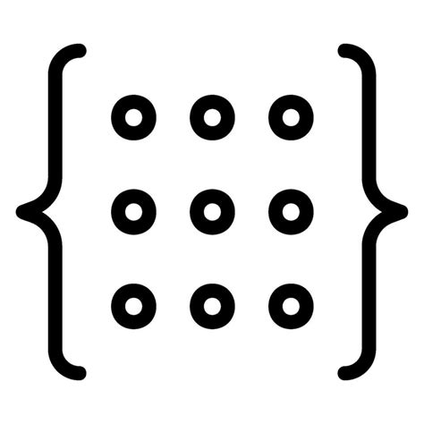 Matrix Line Icon 27581008 Vector Art At Vecteezy