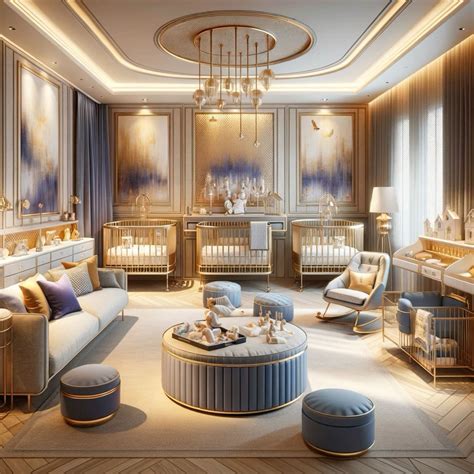 Luxury Nursery For Triplets Triplet Cribs Nursery Ideas For Triplets
