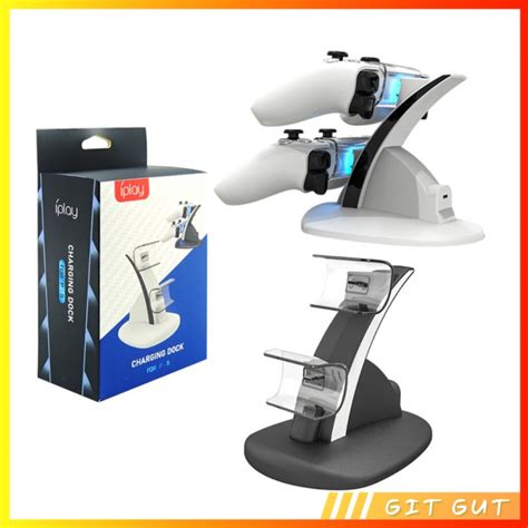 Jual Ps5 Dual Charging Dock Station Dualsense Vertical Stand Controller Shopee Indonesia
