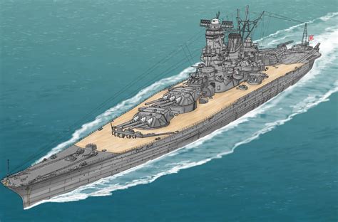 Hijms Ijn Yamato Class Battleship Imperial Japan Navy Ww2 Sea【2025