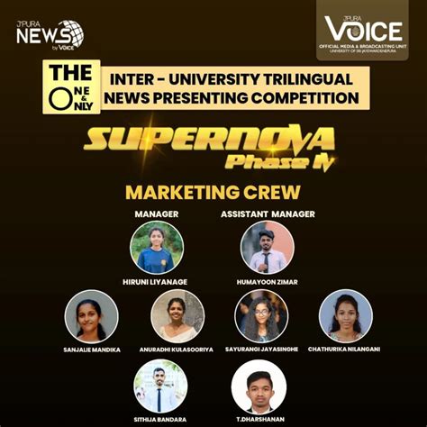 Hiruni Liyanage On Linkedin Supernovaphaseiv Jpuranews Jpuravoice