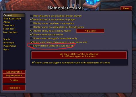 Default Aura Mouseover Style · Issue 162 · Casualshammynameplateauras · Github