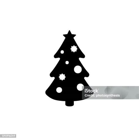 크리스마스 트리 벡터 아이콘입니다 고립 된 상록 나무 플랫 이모티콘 이모티콘 기호 벡터 0명에 대한 스톡 벡터 아트 및 기타 이미지 Istock
