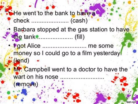 Causative Verbs English Structure Pptx